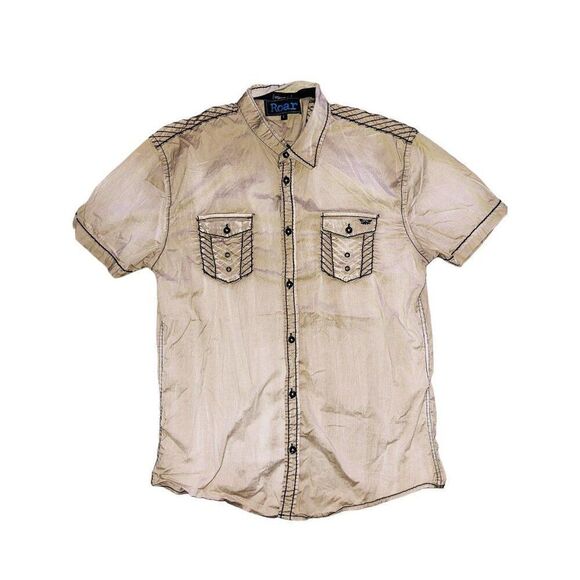 Roar | Shirts | G Roar Mens Signature Short Sleeve Shirt Large Y2kvibes ...